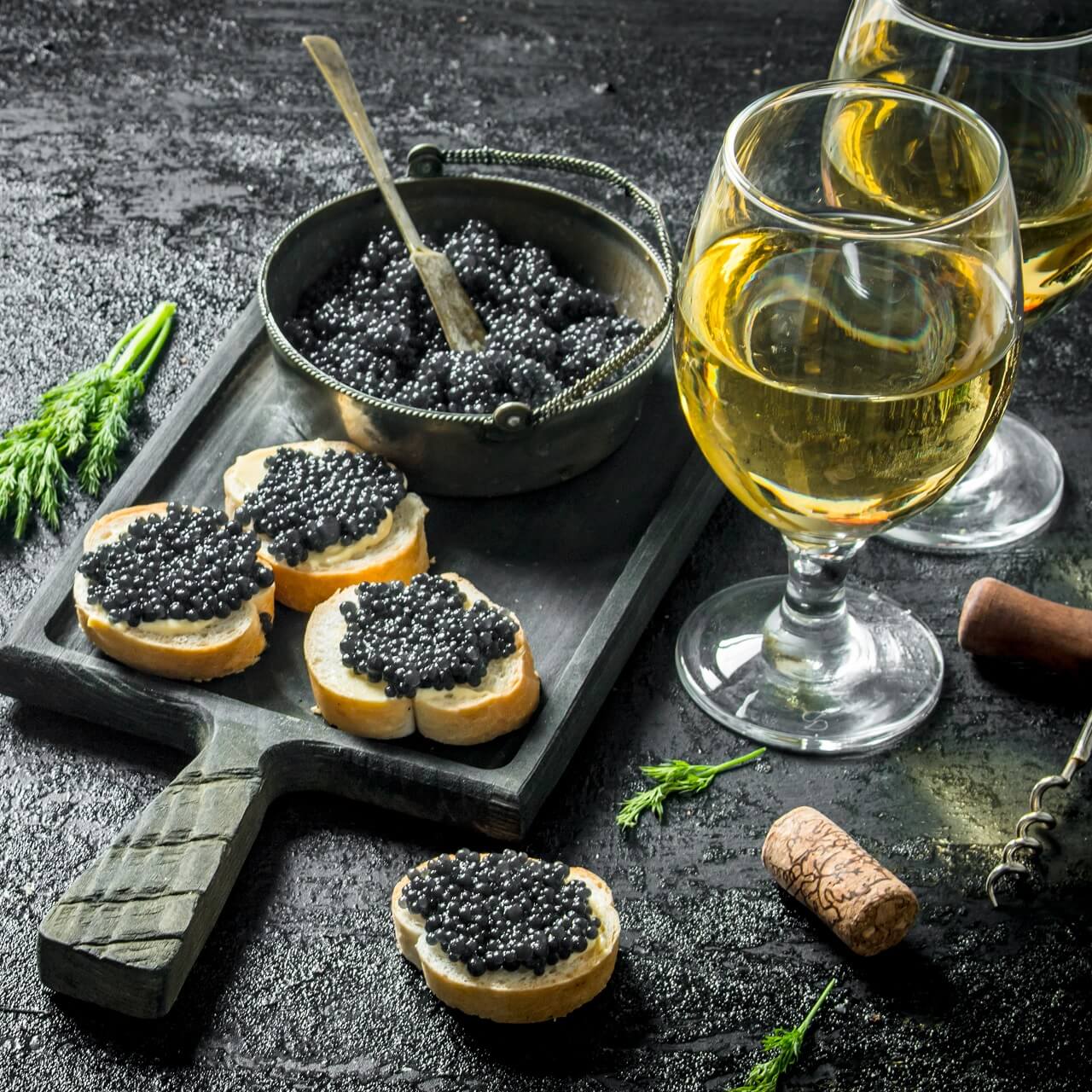 Kawior i wino. Najlepsze połączenia! - Kuchnia dla dorosłych