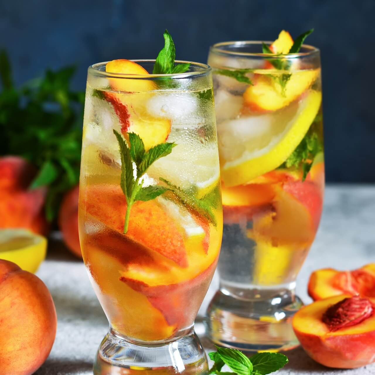 Brzoskwiniowy poncz - Kuchnia dla dorosłych